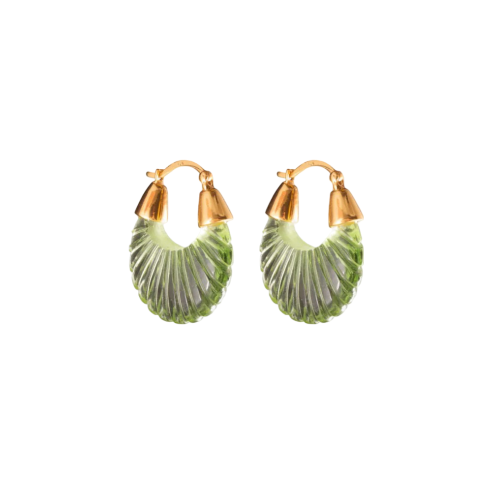 Ettienne Earrings Green – TJE