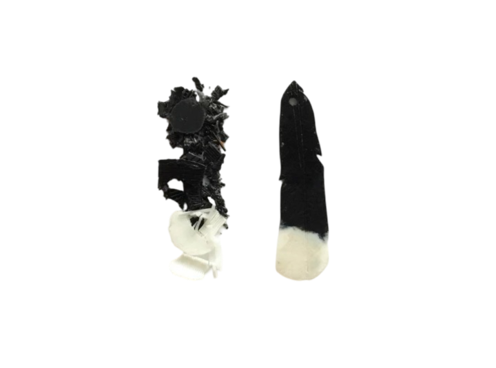 Huia earrings recycled plastic store