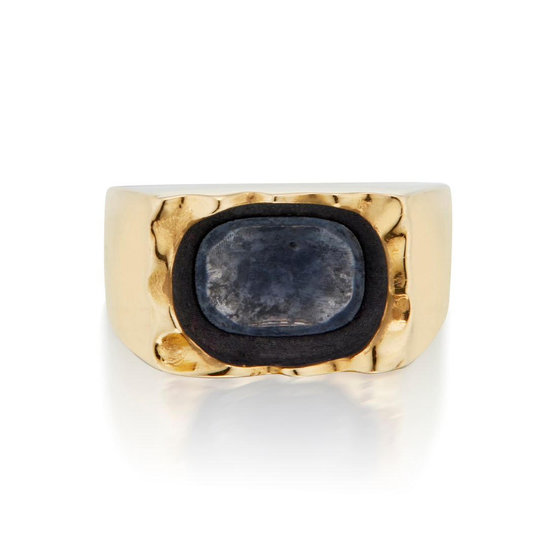 Peridot Block Signet Rings – TJE