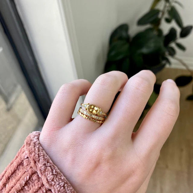 Topaz Long Spear Ring – TJE