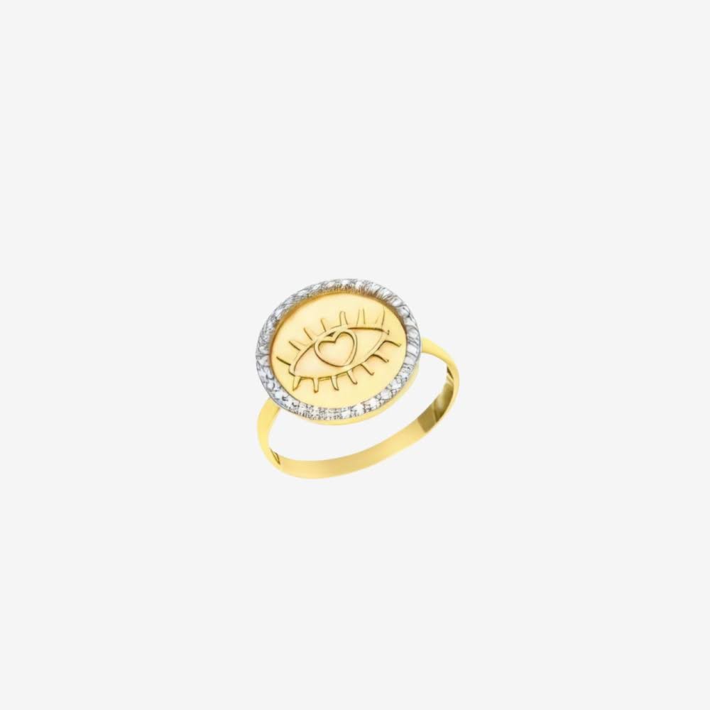 Lovely Eye Coin Ring – The Jewelry Edit