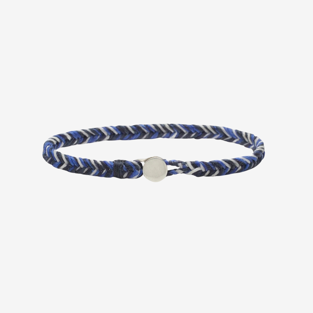 Classic Fishtail Button Bracelet in Royal Blend – The Jewelry Edit