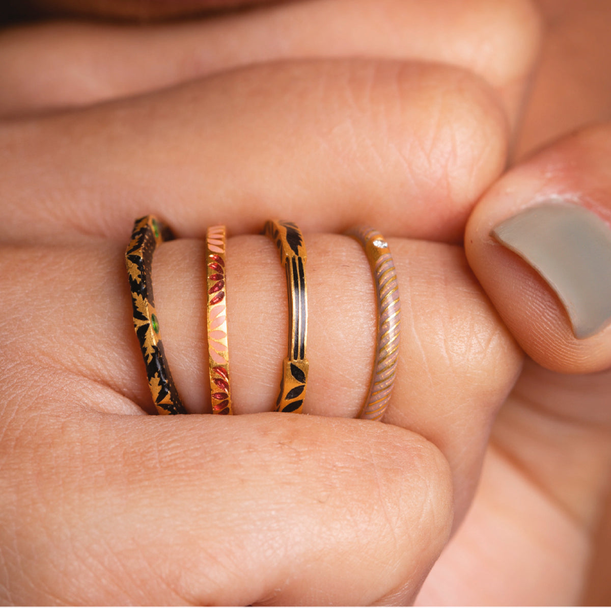 Lotus Stack Rings – TJE