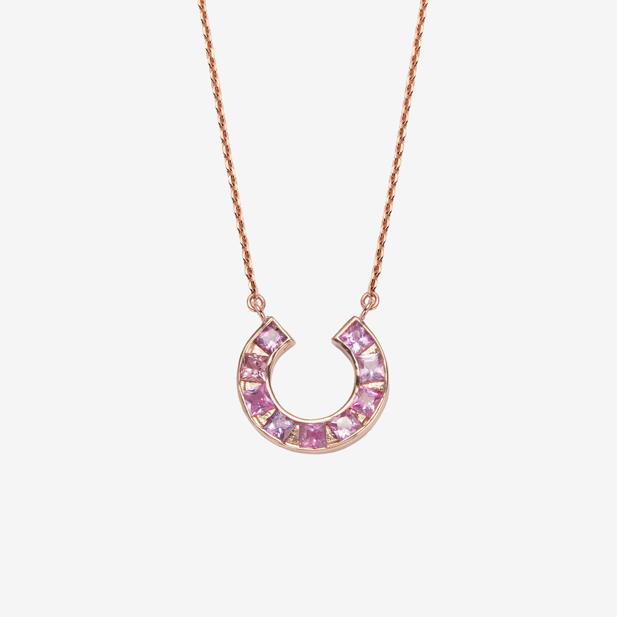 Sundial Necklace Pink Sapphires – The Jewelry Edit