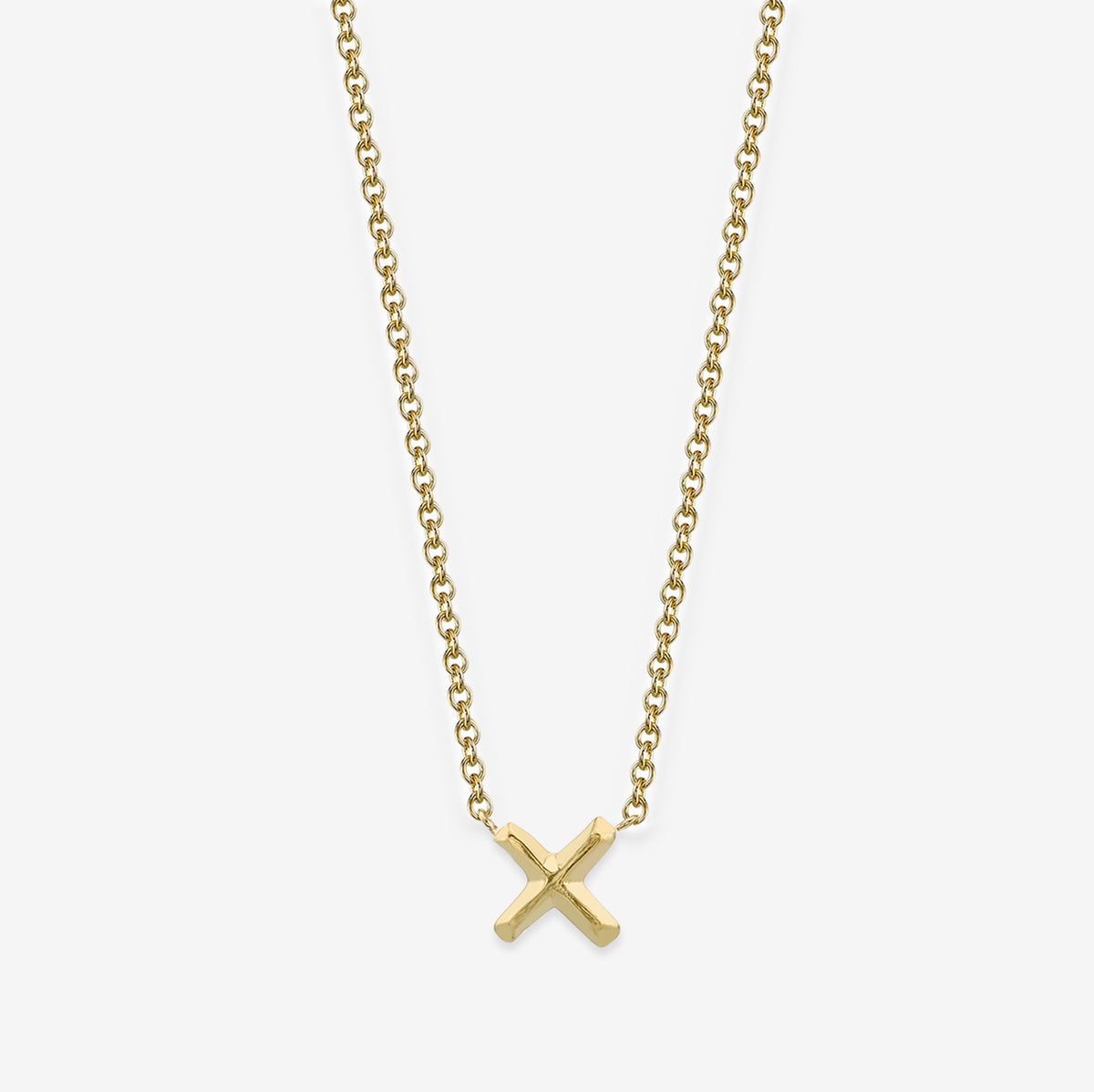 X-shaped Pendant Necklace | The Jewelry Edit