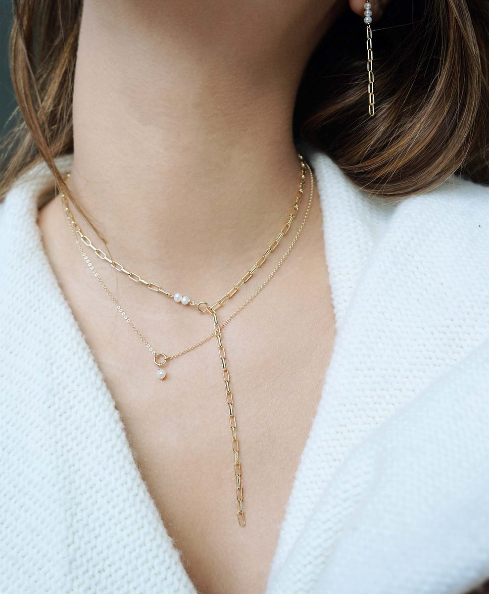 14K Gold-filled Chain Divya Necklace | The Jewelry Edit